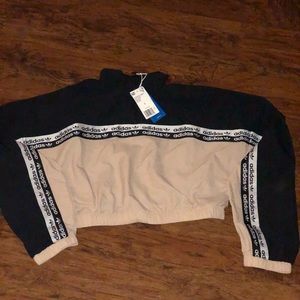 adidas | Jackets & Coats | Adidas Crop Jacket Large | Poshmark